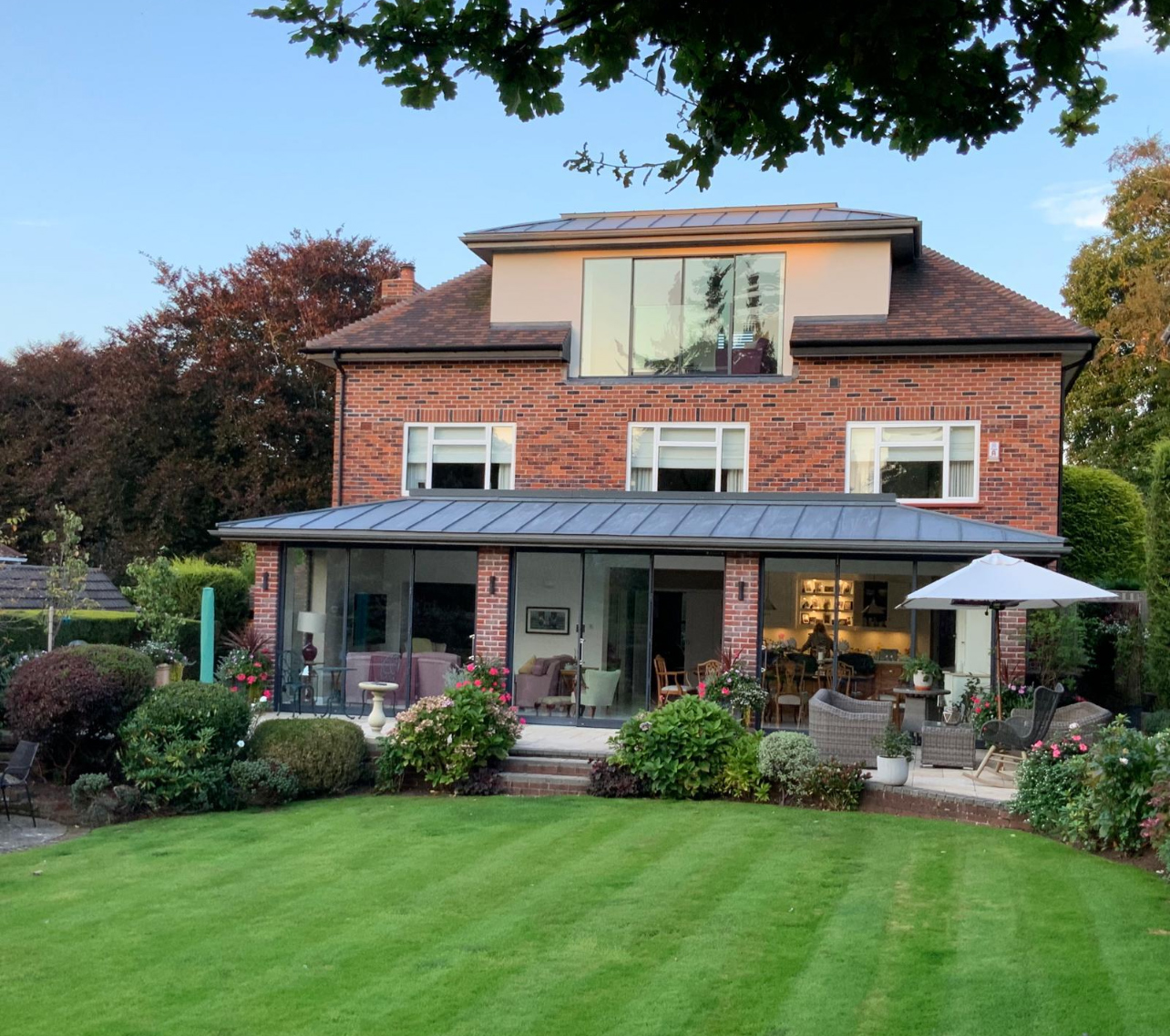 Elegant Loft Conversion with UltraFine Sliding Doors and Juliet Balcony ...